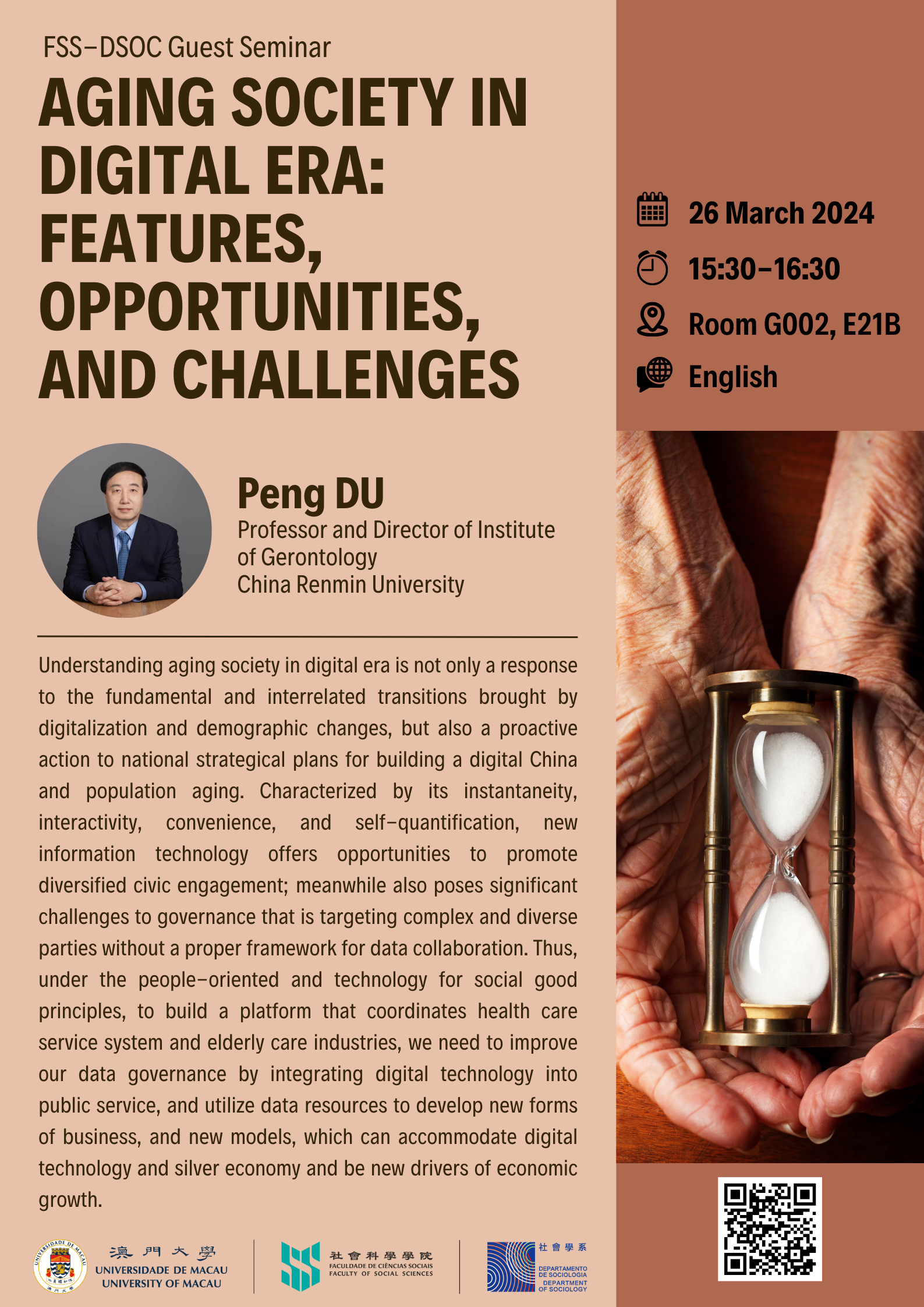 FSS-DSOC Seminar: “Aging Society in Digital Era: Features ...