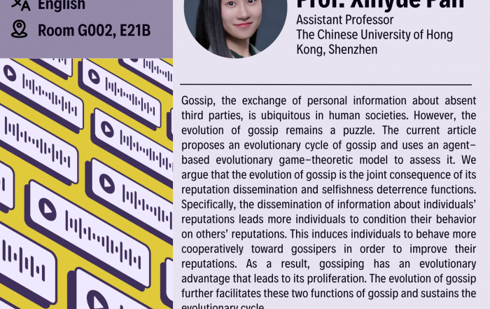 Department of Sociology, Faculty of Social Sciences – University of Macau